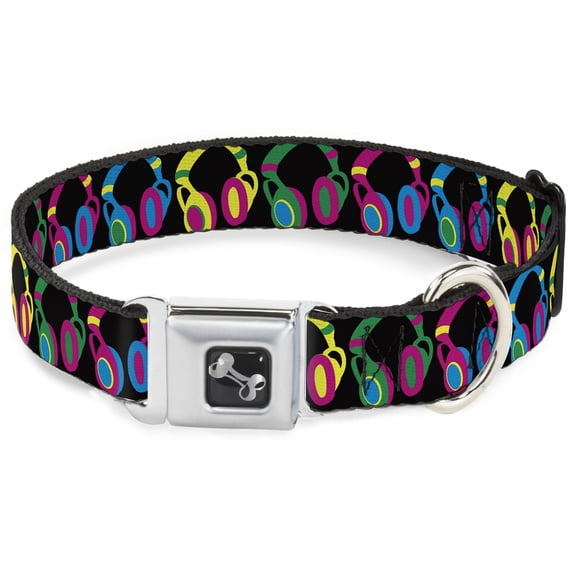 Buckle-Down Pet Collar, Dog Collar Metal Seatbelt Buckle, Headphones ...