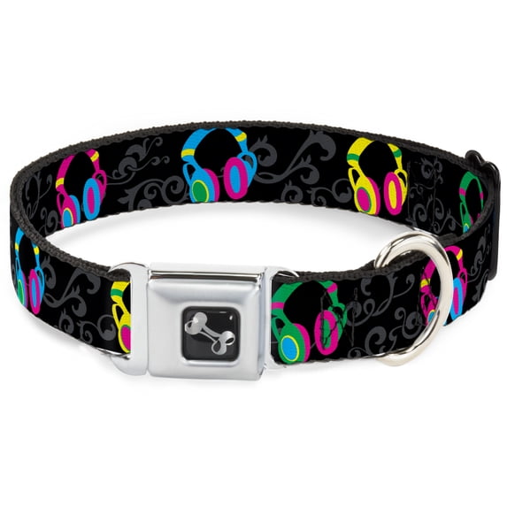 Buckle-Down Pet Collar, Dog Collar Metal Seatbelt Buckle, Headphones ...