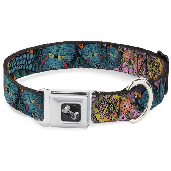 Buckle-Down Pet Collar, Dog Collar Metal Seatbelt Buckle, Honor Pink ...