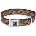 Buckle-Down Pet Collar, Dog Collar Metal Seatbelt Buckle, Kokopelli ...