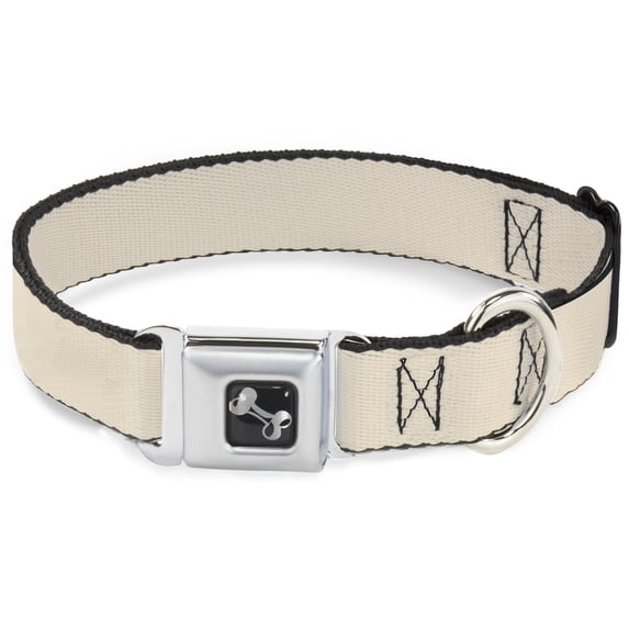 Buckle-Down Pet Collar, Dog Collar Metal Seatbelt Buckle, Natural, 16 ...