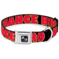 Buckle-Down Pet Collar, Dog Collar Metal Seatbelt Buckle, No Chance Bro ...