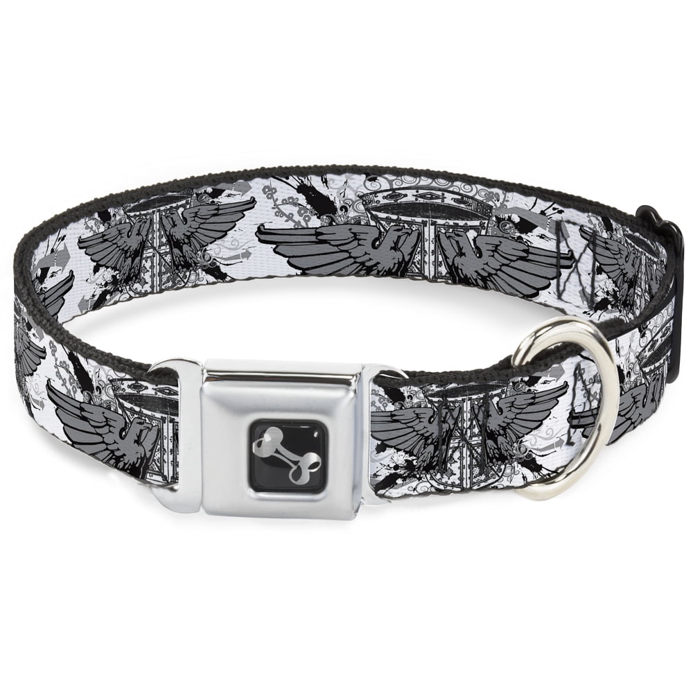 Buckle-Down Pet Collar, Dog Collar Metal Seatbelt Buckle, Phoenix ...