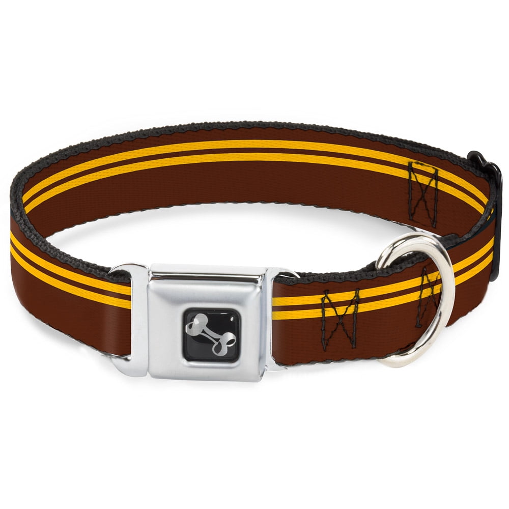 Buckle-Down Pet Collar, Dog Collar Metal Seatbelt Buckle, Racing Stripe ...
