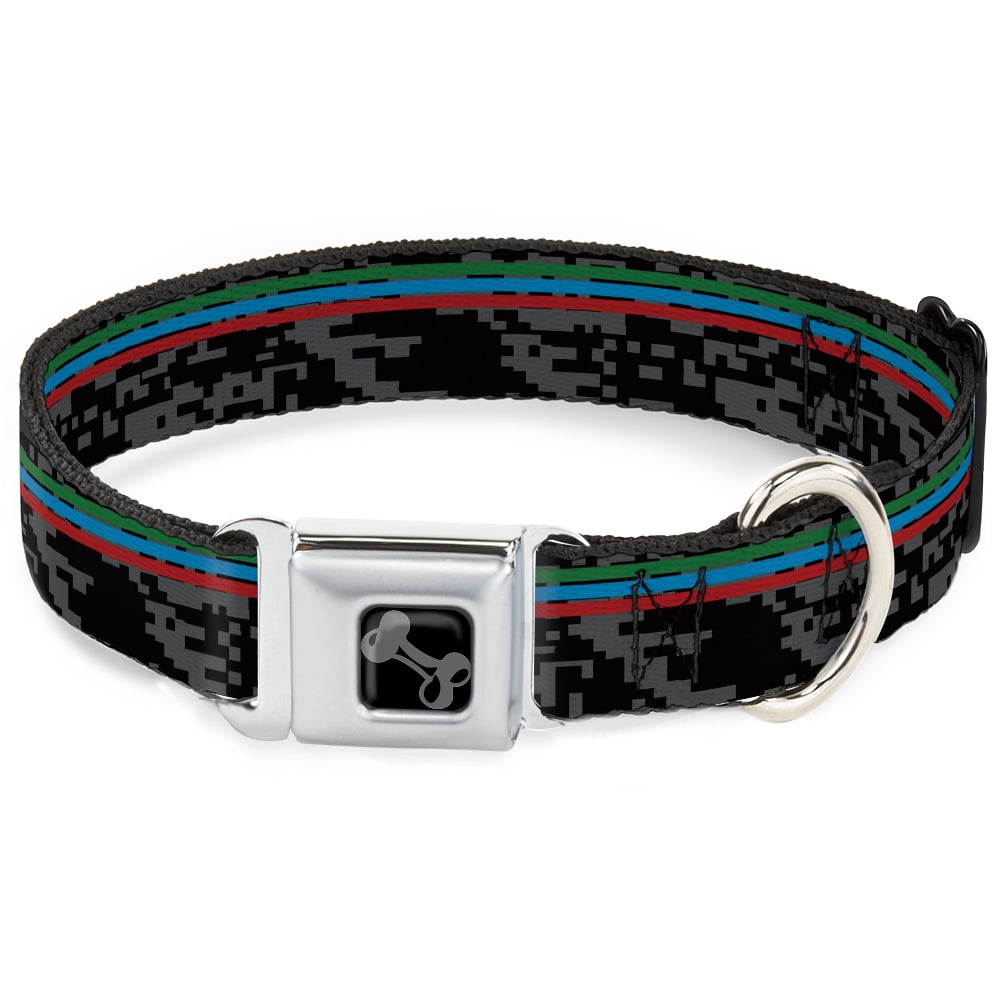 Buckle-Down Pet Collar, Dog Collar Metal Seatbelt Buckle, Racing ...