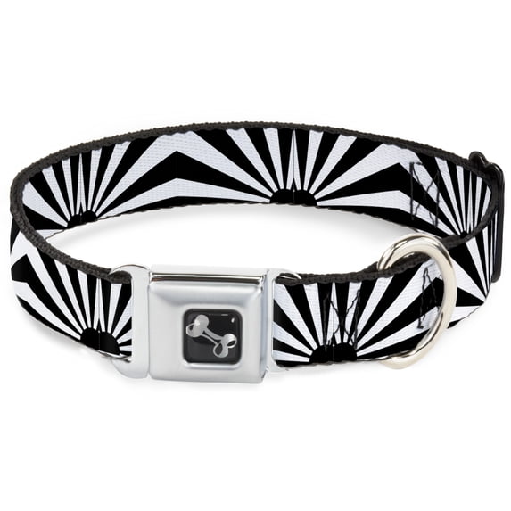 Buckle-Down Pet Collar, Dog Collar Metal Seatbelt Buckle, Rising Sun ...