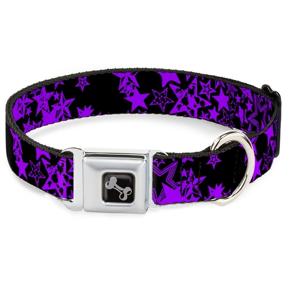 Buckle-Down Pet Collar, Dog Collar Metal Seatbelt Buckle, Stargazer ...