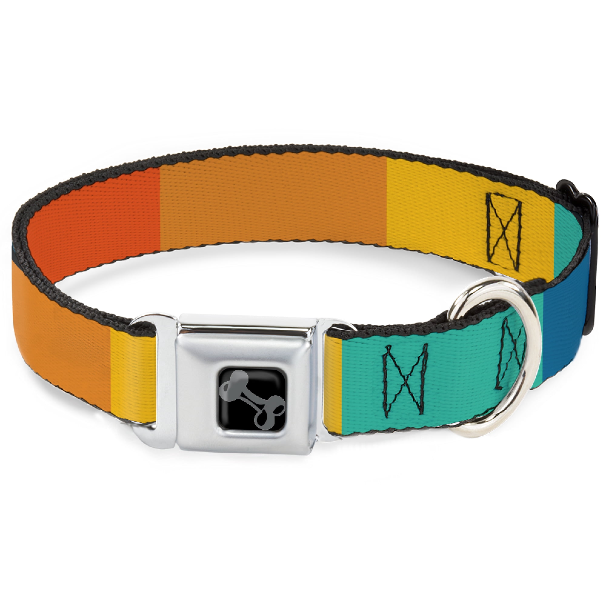 Buckle-Down Pet Collar, Dog Collar Metal Seatbelt Buckle, Summer ...