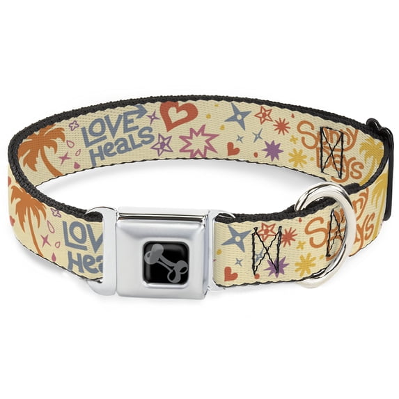 Buckle-Down Pet Collar, Dog Collar Metal Seatbelt Buckle, Summer ...
