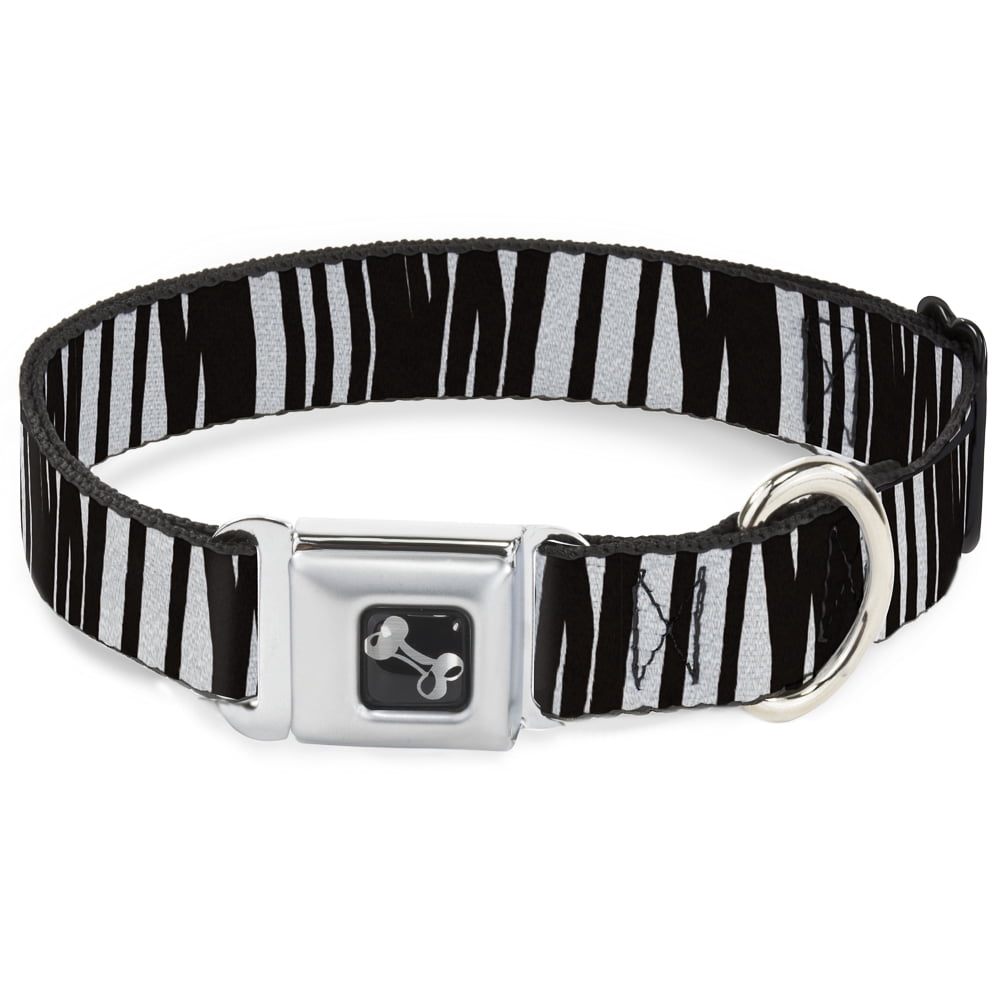Buckle-Down Pet Collar, Dog Collar Metal Seatbelt Buckle, Zebra, 11 to ...