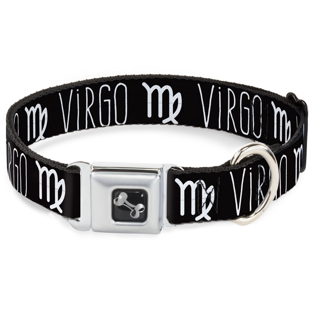Buckle-Down Pet Collar, Dog Collar Metal Seatbelt Buckle, Zodiac Virgo ...