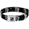 Buckle-Down Pet Collar, Dog Collar Metal Seatbelt Buckle, Zodiac Virgo ...