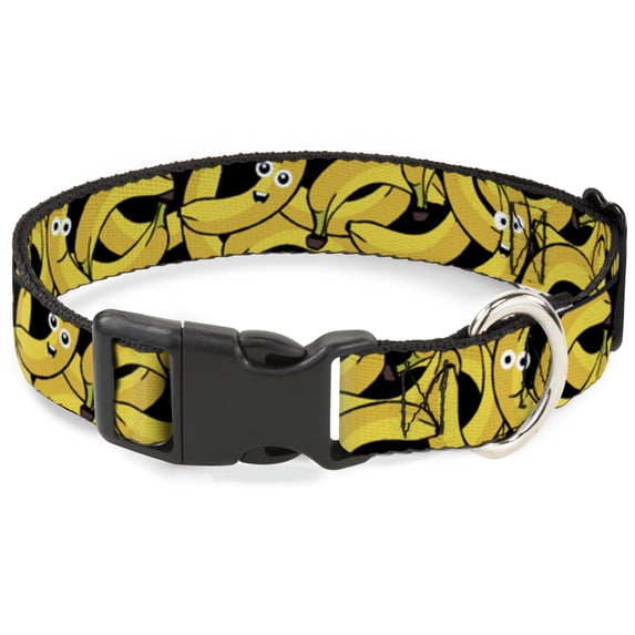 Buckle-Down Pet Collar, Dog Collar Plastic Buckle, Bananas Stacked ...