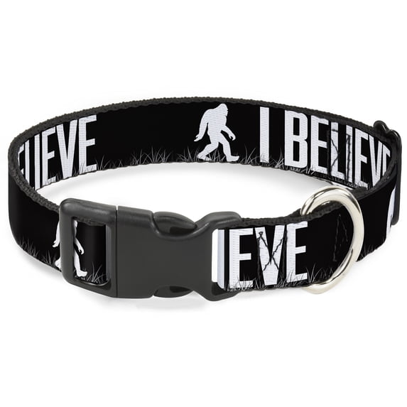 Buckle-Down Pet Collar, Dog Collar Plastic Buckle, Bigfoot Silhouette I ...