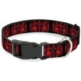 Buckle-Down Pet Collar, Dog Collar Plastic Buckle, Buckle Down Skulls ...