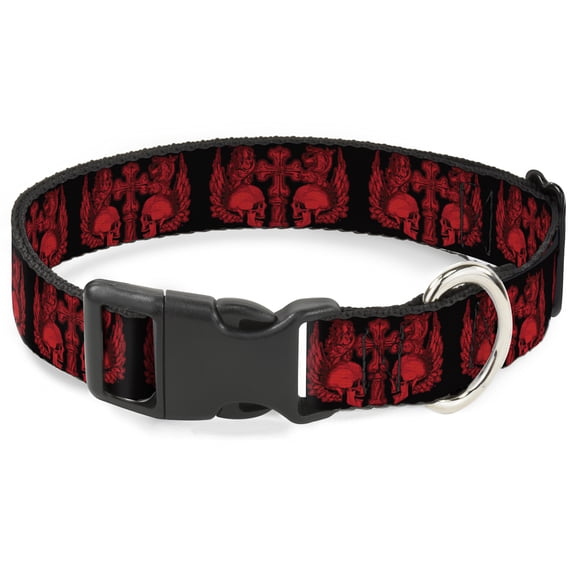 Buckle-Down Pet Collar, Dog Collar Plastic Buckle, Buckle Down Skulls ...