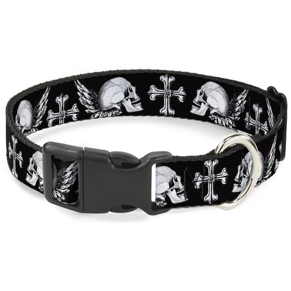Buckle-Down Pet Collar, Dog Collar Plastic Buckle, Buckle Down Skulls ...