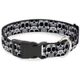 Buckle-Down Pet Collar, Dog Collar Plastic Buckle, Cartoon Sugar Skulls ...