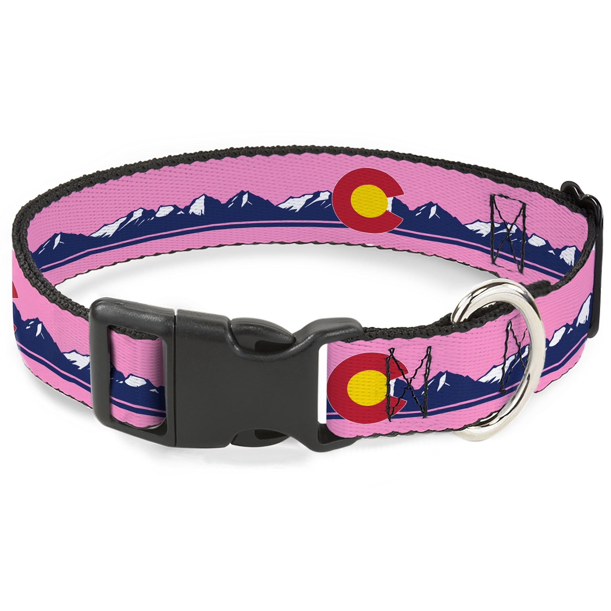 Buckle-Down Pet Collar, Dog Collar Plastic Buckle, Colorado Flag Icon ...