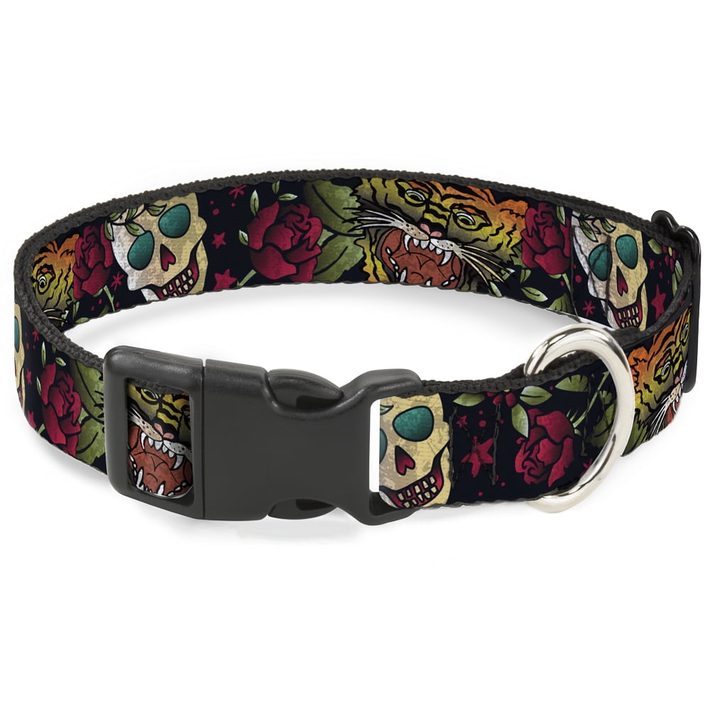 Buckle-Down Pet Collar, Dog Collar Plastic Buckle, Death Before ...