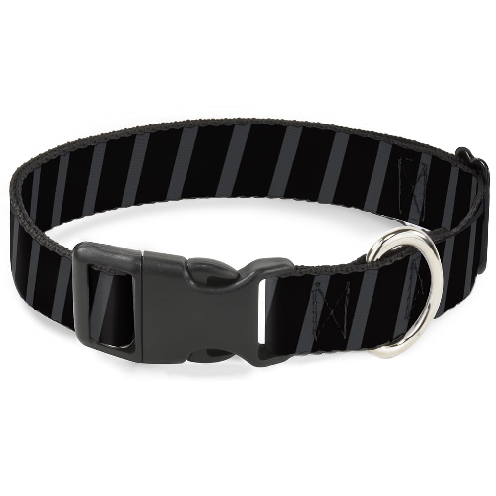 Buckle-Down Pet Collar, Dog Collar Plastic Buckle, Diagonal Stripes ...