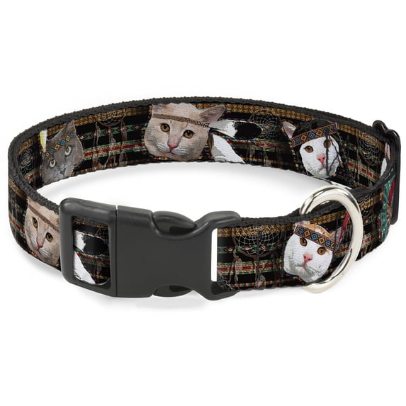 Buckle-Down Pet Collar, Dog Collar Plastic Buckle, Dream Catcher Cats ...