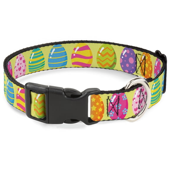 Buckle-Down Pet Collar, Dog Collar Plastic Buckle, Easter Eggs ...