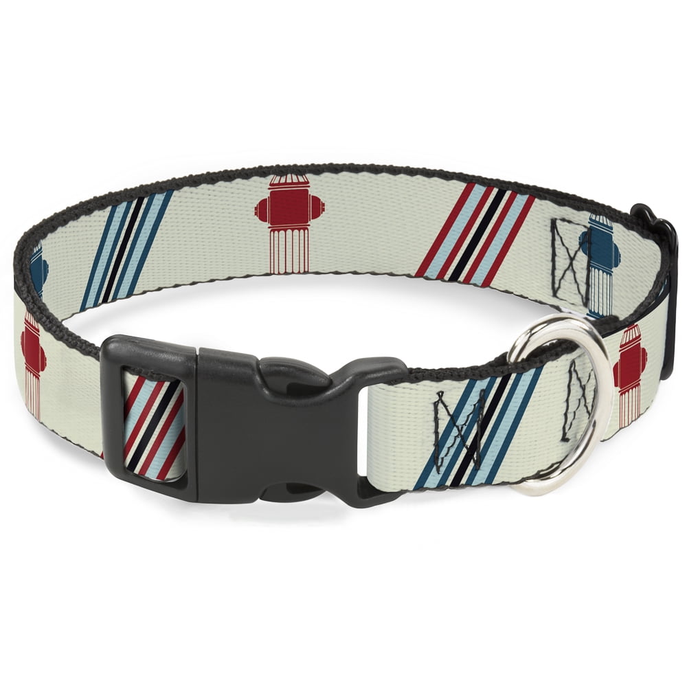 Buckle-Down Pet Collar, Dog Collar Plastic Buckle, Fire Hydrants ...