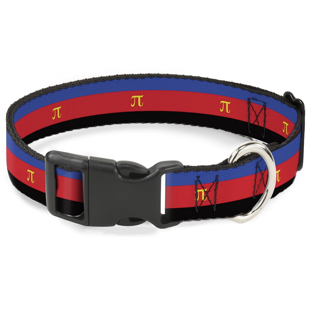 Buckle-Down Pet Collar, Dog Collar Plastic Buckle, Flag Polyamorous Pi ...