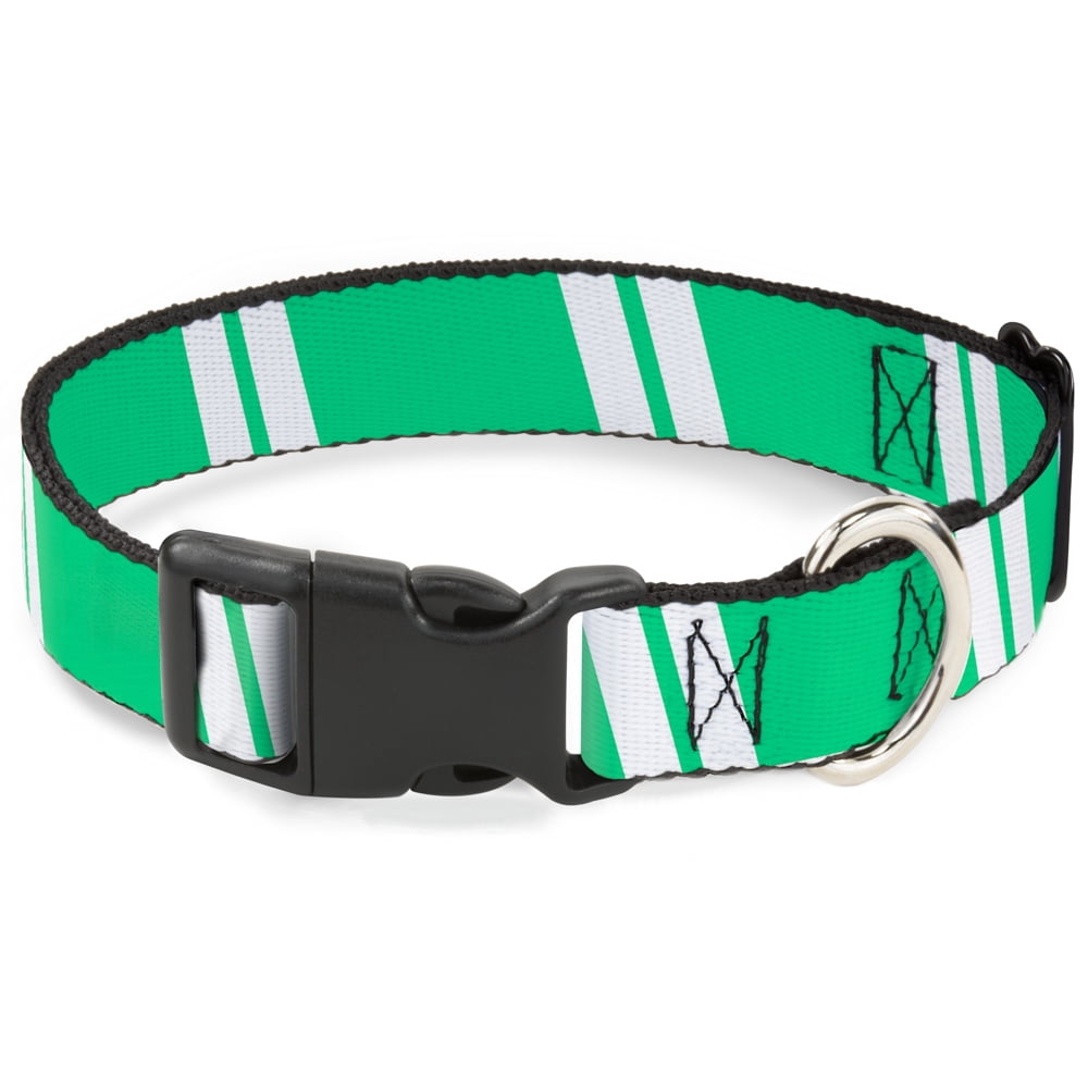 Buckle-Down Pet Collar, Dog Collar Plastic Buckle, Hash Mark Stripe ...