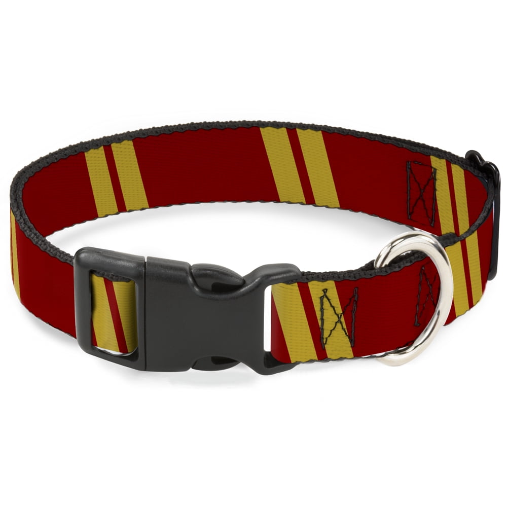 Buckle-Down Pet Collar, Dog Collar Plastic Buckle, Hash Mark Stripe ...