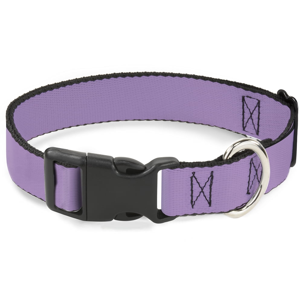 Buckle-Down Pet Collar, Dog Collar Plastic Buckle, Lavender, 13 to 17 ...