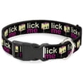 Buckle-Down Pet Collar, Dog Collar Plastic Buckle, Lick Me Battery ...