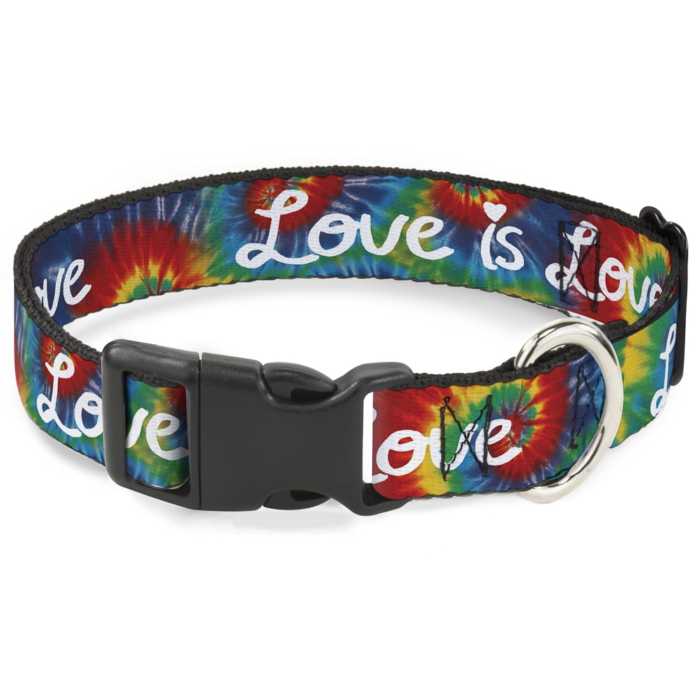 Buckle-Down Pet Collar, Dog Collar Plastic Buckle, Love is Love Quote ...