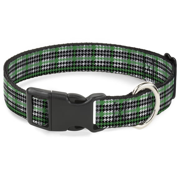 Buckle-Down Pet Collar, Dog Collar Plastic Buckle, Mini Houndstooth ...