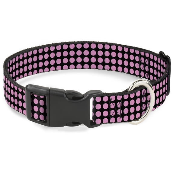 Buckle-Down Pet Collar, Dog Collar Plastic Buckle, Mini Polka Dots ...