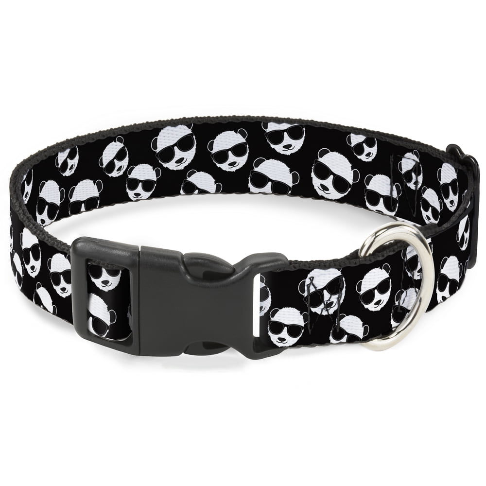 Buckle-Down Pet Collar, Dog Collar Plastic Buckle, Multi Panda ...