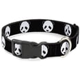 Buckle-Down Pet Collar, Dog Collar Plastic Buckle, Panda Bear Repeat, 9 ...