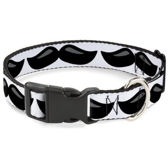 Buckle-Down Pet Collar, Dog Collar Plastic Buckle, Plastic Mustache ...