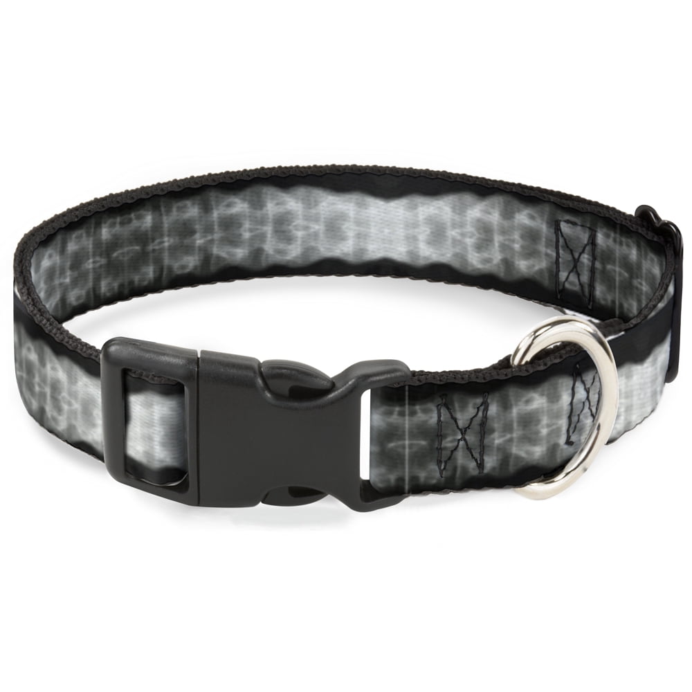 Buckle-Down Pet Collar, Dog Collar Plastic Buckle, Spinal X Ray Black ...