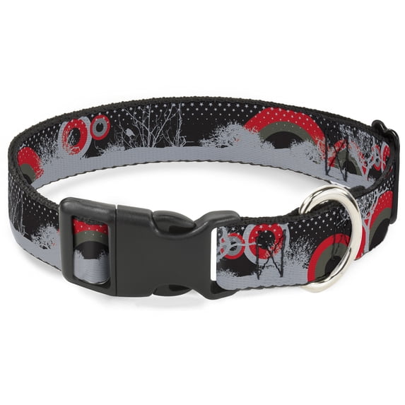 Buckle-Down Pet Collar, Dog Collar Plastic Buckle, Starry Forest, 11 to ...