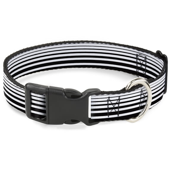 Buckle-Down Pet Collar, Dog Collar Plastic Buckle, Stripe Transition ...