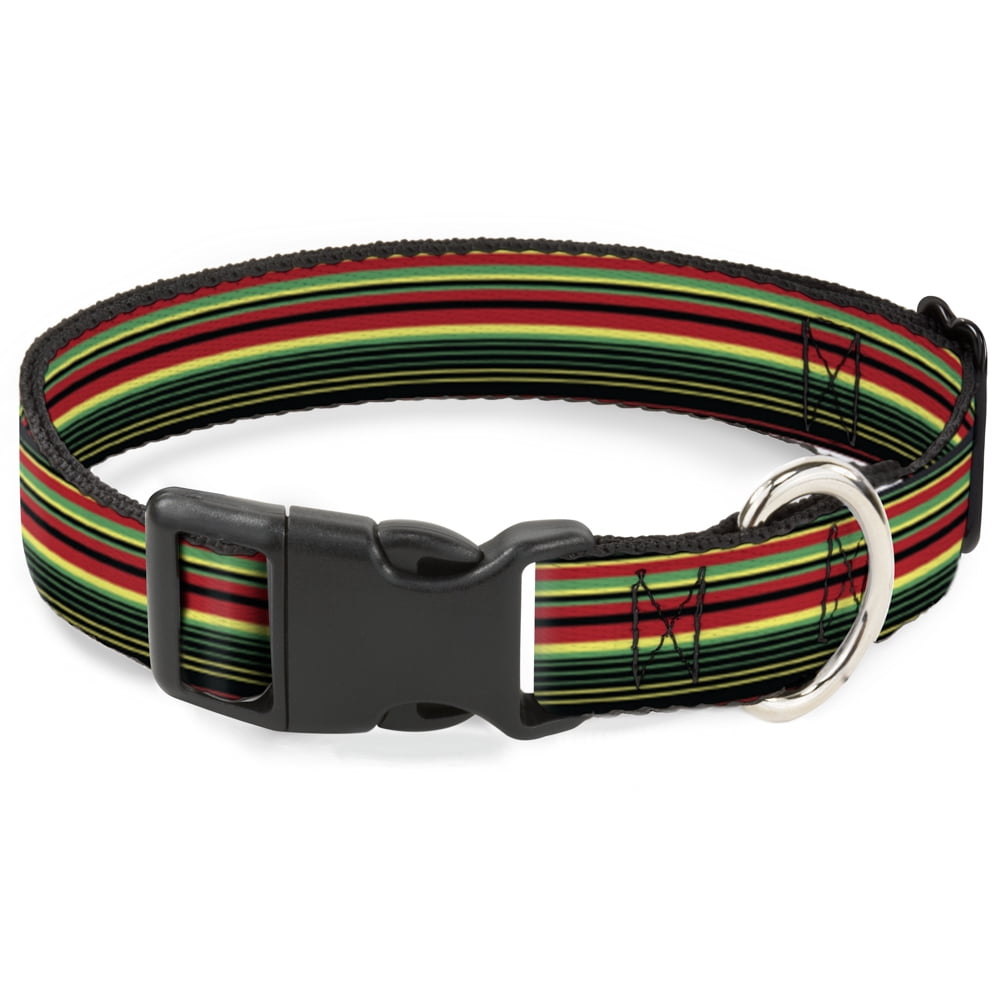 Buckle-Down Pet Collar, Dog Collar Plastic Buckle, Stripe Transitions ...