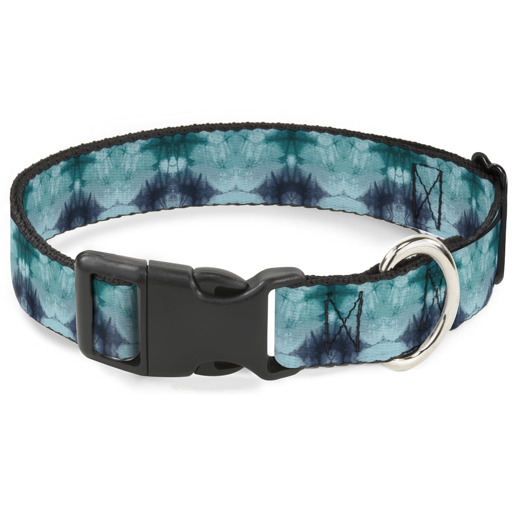 Buckle-Down Pet Collar, Dog Collar Plastic Buckle, Tie Dye Reflection ...