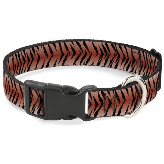 Buckle-Down Pet Collar, Dog Collar Plastic Buckle, Tiger, 13 to 17 ...