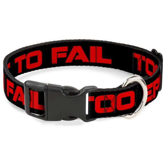 Buckle-Down Pet Collar, Dog Collar Plastic Buckle, Too Epic to Fail ...
