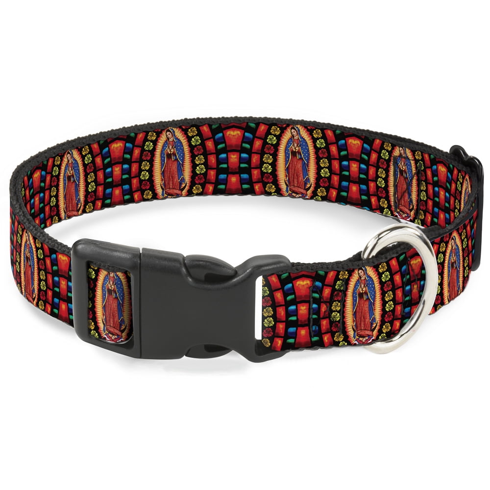 Buckle-Down Pet Collar, Dog Collar Plastic Buckle, Virgen De Guadalupe ...
