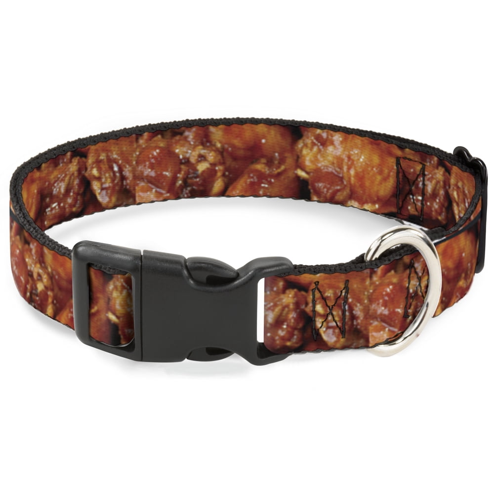 Buckle-Down Pet Collar, Dog Collar Plastic Buckle, Vivid Hot Wings ...