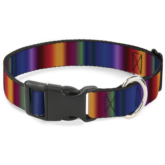 Buckle-Down Pet Collar, Dog Collar Plastic Buckle, Zarape Vertical ...