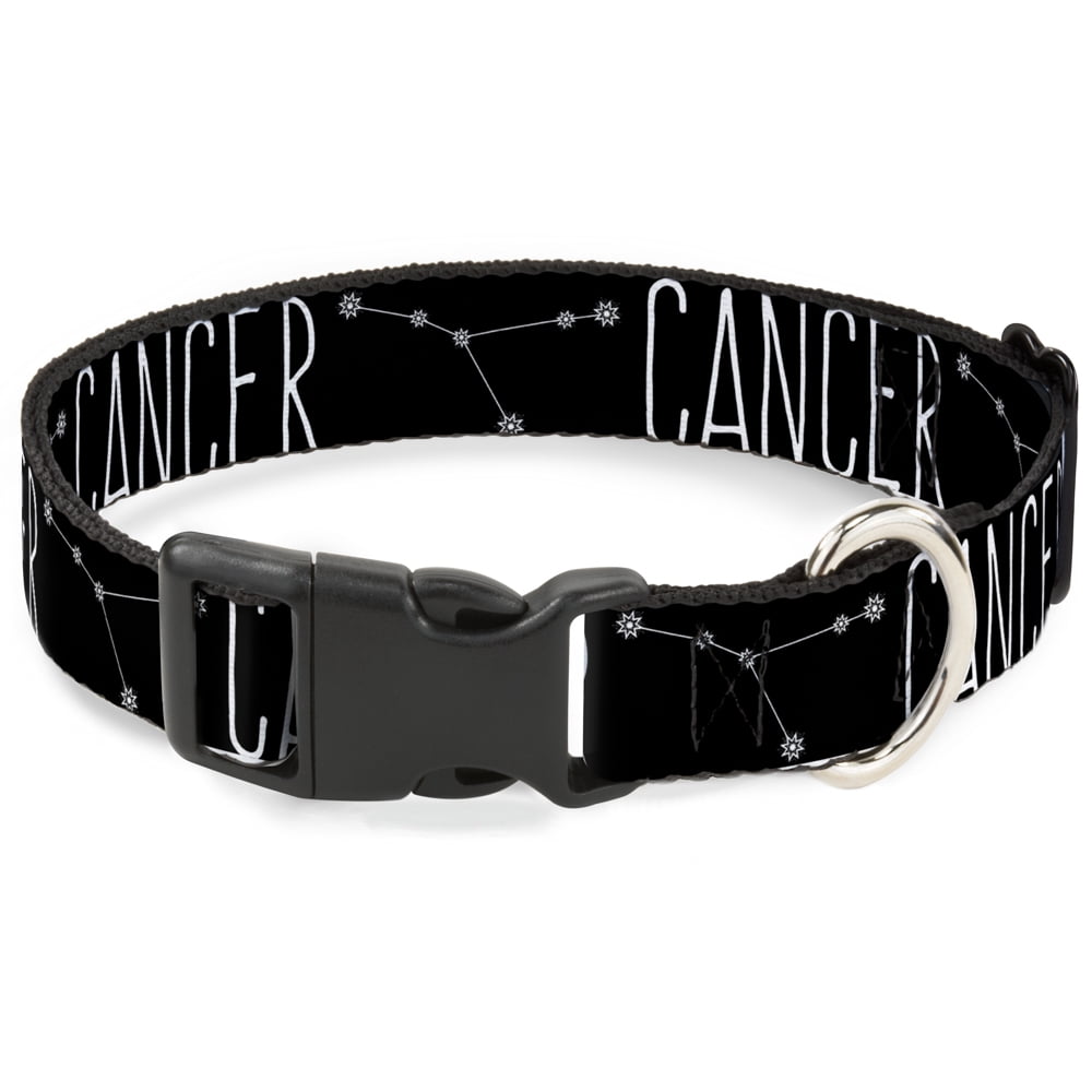 Buckle-Down Pet Collar, Dog Collar Plastic Buckle, Zodiac Cancer ...
